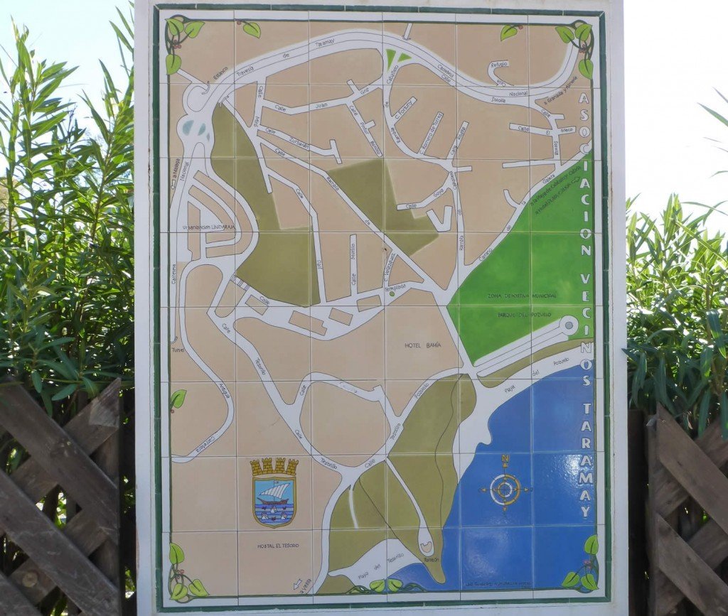 Mapas de Almuñécar. Barrios, Playas, Carreteras.